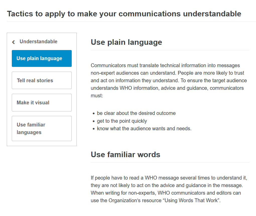 RESOURCES: Plain language for international development | The Clarity ...